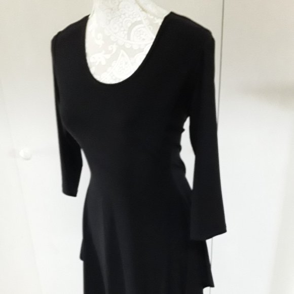 Sympli | Dresses | Sympli The Best Made In Canada Dark Black 34 Sleeve ...